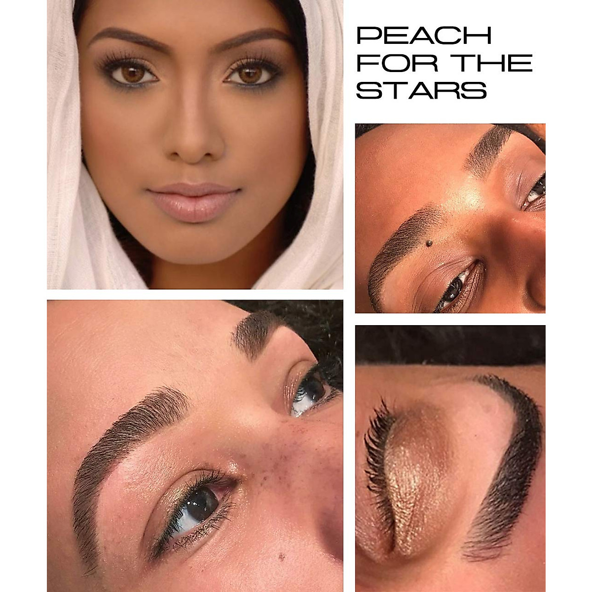 Damone Roberts Peach For The Stars Eyebrow Highlighter (Matte) - The Best Highlighter Pencil For Defined Eyes By The Eyebrow King - Soft Formula, Long Lasting, Highly Pigmented Colors