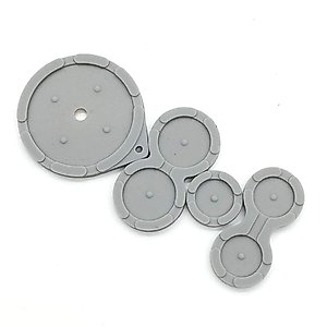 New Silicone Conductive Rubber Pads D-Pad Button for GBA SP （1Set）
