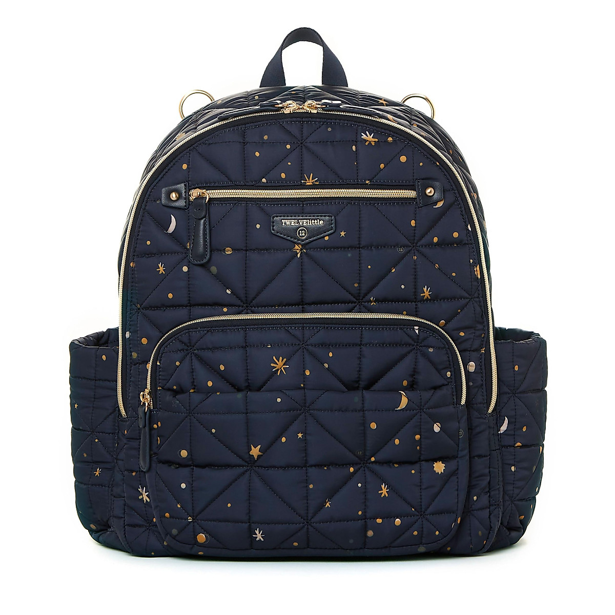 TWELVElittle Companion Diaperbag Backpack 3.0 *NEW* - Includes Changing Pad & Stroller Clips. Insulated Pockets, Machine Washable, Midnight