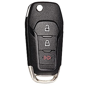 Flip Key Fob Replacement Fits for Ford F-150/F150 2015-2022 F250 F350 2017-2022 Explorer 2016-2022 Ecosport 2018-2021 Ranger 2019-2022 Bronco Maverick Escape Keyless Entry Remote Control N5F-A08TAA