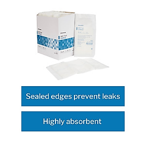 McKesson Abdominal Pads, Sterile, Nonwoven Cellulose, 5 in x 9 in, 20 Count, 1 Pack