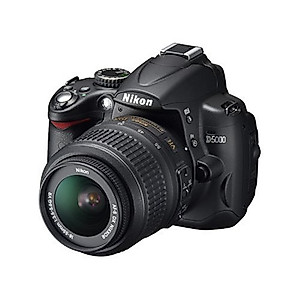 Nikon D5000 Appareil photo numérique Reflex 12.3 Kit Objectif AF-S DX VR 18-55 mm Noir