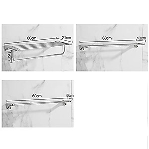 Towel Racks,Towel Rails, Towel Rail for Bathroom,Light Bathroom Stainless Steel Hand Towel Holder,Bath Towel Bar,Bathroom Rack,Bathroom Towel Holder/Towel Rack/Sile Rod/a