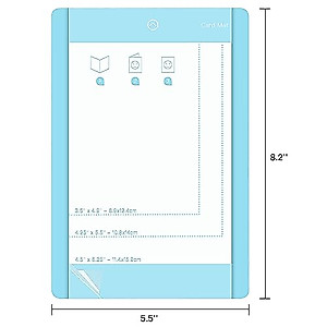 Srunffe Card Mat for Cricut Joy (4.5x6.15 inch, 3 packs), Adhesive Durable Craft Sticky Cutting Mat for Insert Cards, Replacement Accessories for Cricut Joy