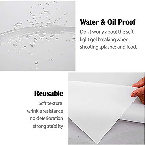 Diffusion Gels Filter 6 Packs Kit 15.7x19.6inches/ 40x50cm Lighting Diffuser Film Roll Sheet Photography Video for Led Flash Strobe Light