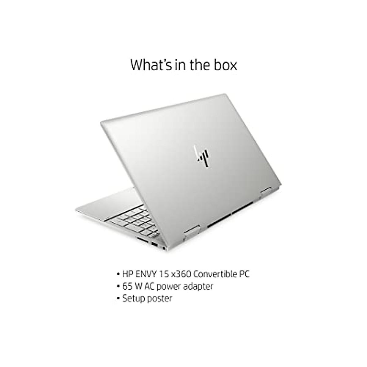 2022 HP Envy x360 2-in-1 15.6" FHD Touchscreen Laptop, Intel Core i5-1135G7, 32GB RAM, 1TB PCIe SSD, Full-Size Keyboard, Iris Xe Graphics, HD Webcam, Win 11 Pro, Silver, 32GB Snow Bell USB Card