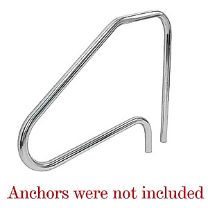 HECASA Pool Handrail Grab Rail Railing 37" Tall Swimming Pool Hand Rail ...