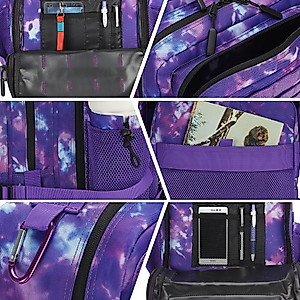 KXBUNQD Casual Daypack Lightweight School Bag for Men Women Travel Rucksack Large Outdoor Waterproof BackPack with Molle System