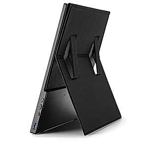 SideTrak Solo 15.6” 4k Portable Monitor for Laptop | Freestanding Ultra HD LED Anti-Glare USB Laptop Dual Screen | Compatible with Mac, PC, & Chrome | Powered by USB-C or Mini HDMI