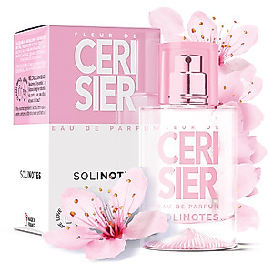 SOLINOTES Cherry Blossom Perfume for Women - Eau De Parfum | Delicate Floral and Soothing Scent - Made in France - Vegan - 1.7 fl.oz