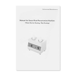 AreMOLO Electric Sauce Warmer, 320W Hot Fudge Warmer Dispenser Cheese Sauce Dispenser Warmer with 2 Squeeze Bottles, Chocolate Sauce Warmer Jam Heat Preservation Machine, Single Bottle 0.14Gal