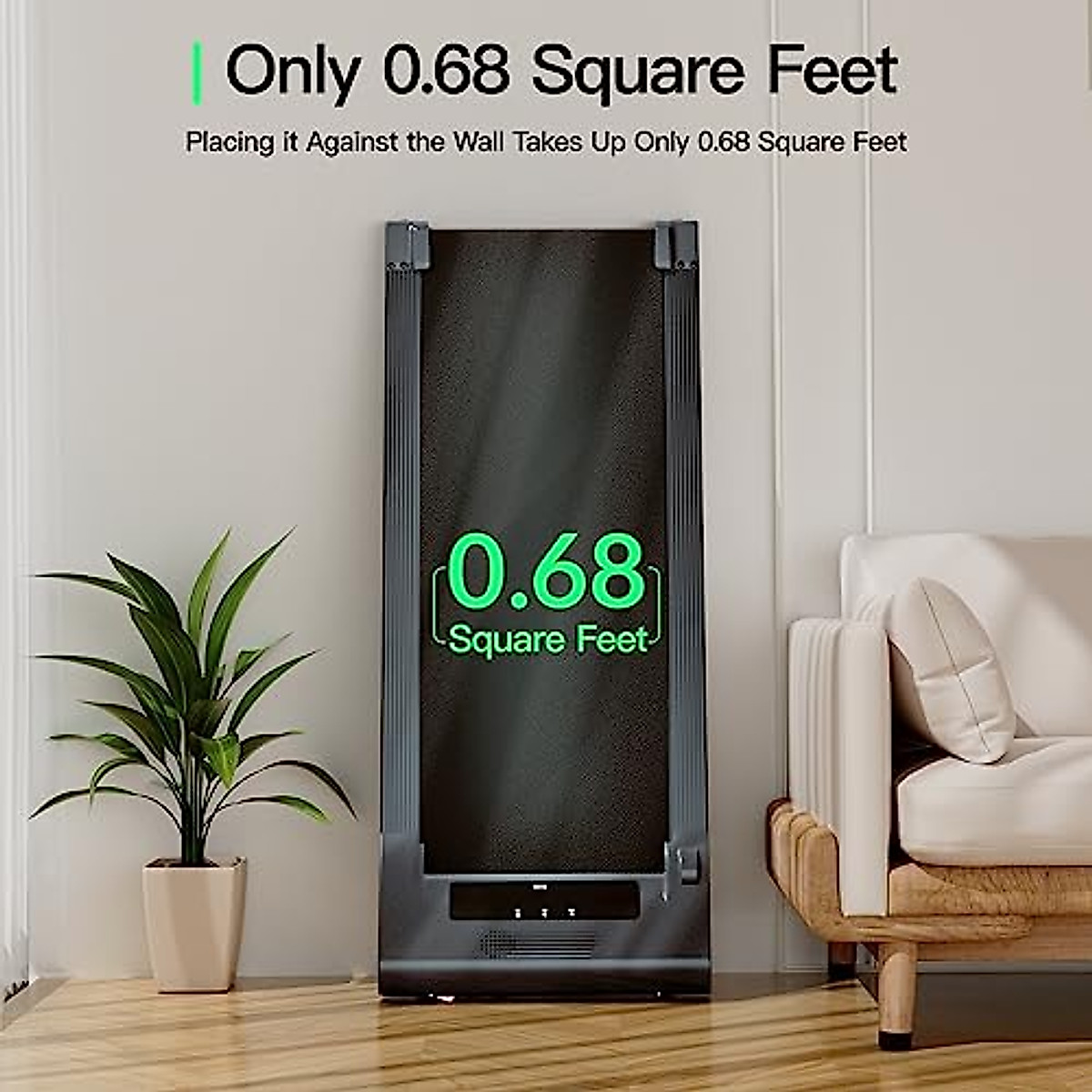 UMAY Walking Pad, Lightweight Small Under Desk Treadmill - Only 40 LBS, Portable Mini Treadmill for Home Office, Compact Walking Treadmill with Remote & APP Control