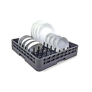 Farag Janitorial Peg Plate Rack for Commercial Dishwasher | Full Size Tray Rack | Polypropylene | Gray