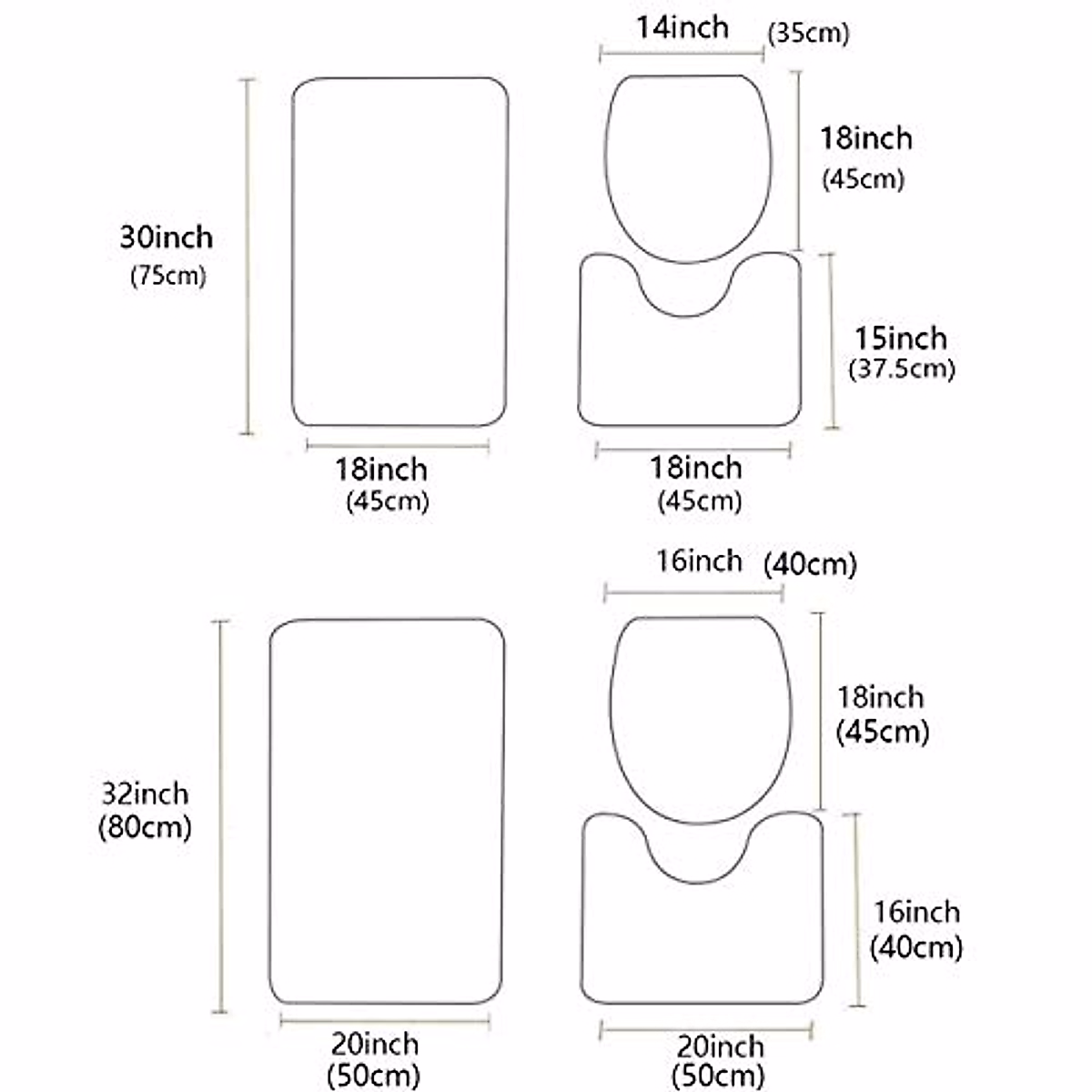 Fantasy Staring Bath Rugs Set 3 Piece, Peacock Feather Washable Memory Foam Non-Slip Contour Mat Toilet Lid Cover Bath Mat Sets for Bathroom Decor,