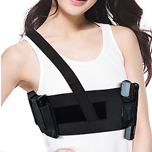 Kcctoo Deep Concealment Shoulder Holster Elastic Tactical Underarm Gun Holster for Men Women