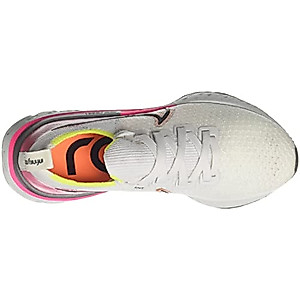 Nike React Infinity Run Flyknit Women's Running Shoe Platinum Tint/Black-Pink Blast Size 8.5