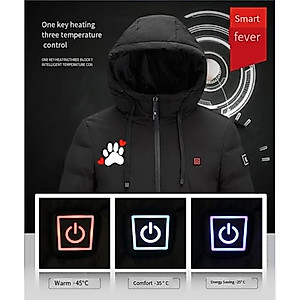 Muscularfit 2023 Heated Hoodies for Men Women 2023 Fashion 4 Heating Zones Unisex Smart Heated Jacket (Battery Pack not Included)
