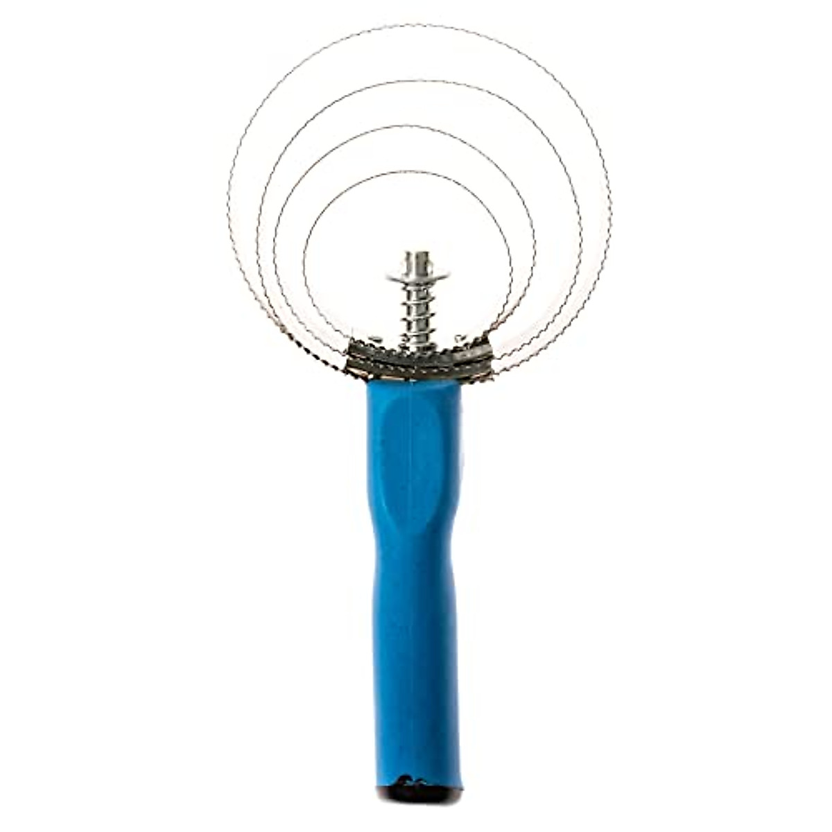 Curry Comb Pet Brush | Stainless Steel Spiral Horse Brush For Puppy, Dog, Cat, Horse | Multi- Function Deshedding Undercoat Grooming Tool With Double Sided Tooth Edges | Includes Hoof Pick With Brush