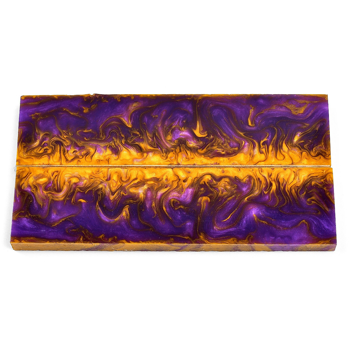 Elegance Acrylic Liquid Inlace Block - 5" x 1-1/2" x 1" (Each is Unique!)