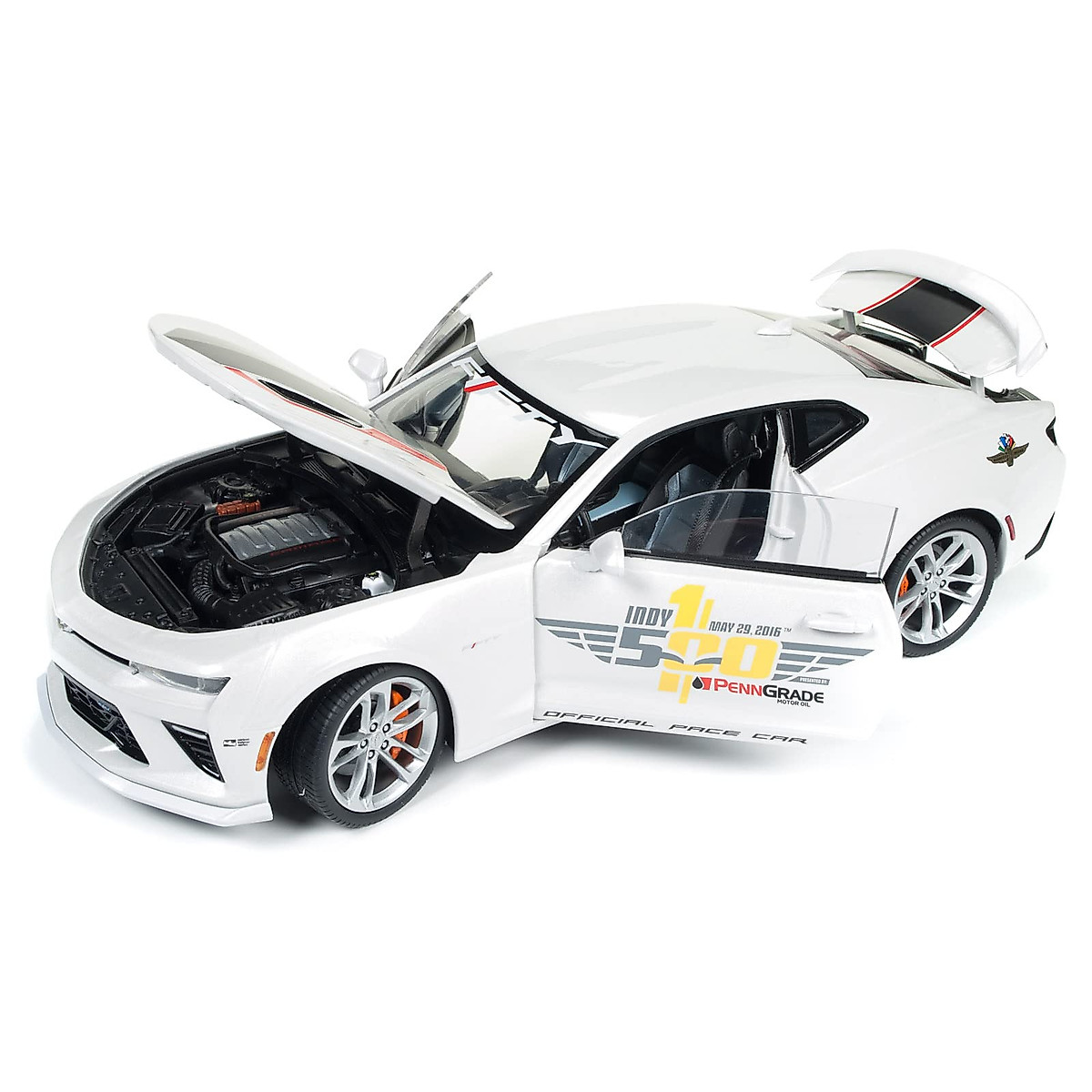 Autoworld AW236 2017 Chevrolet Camaro SS Indy Pace Car 50th Anniversary Limited Edition to 1002pcs 1/18 Diecast Car Model