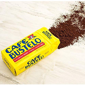 Café Bustelo Espresso Dark Roast Ground Coffee Brick, 10 Ounce