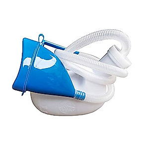 Portable Urinal for Women & Men, OOCOME Urinal Bottle Spill Proof Bedside Urinals 2000ml Travel Camping Urinal Toilet Pee Bottle with Long Hose (White)