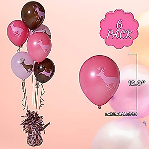 Havercamp Pink Camo Party Balloons | 6 Count - 12" Each | Great for Bridal Themed Events, Bachelorette Party, Mother's Day, Baby Shower, Family Picnic, Outdoor Occasion