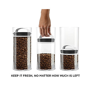 Prepara Evak Fresh Saver Plastic Food Storage, 74 Ounce, White