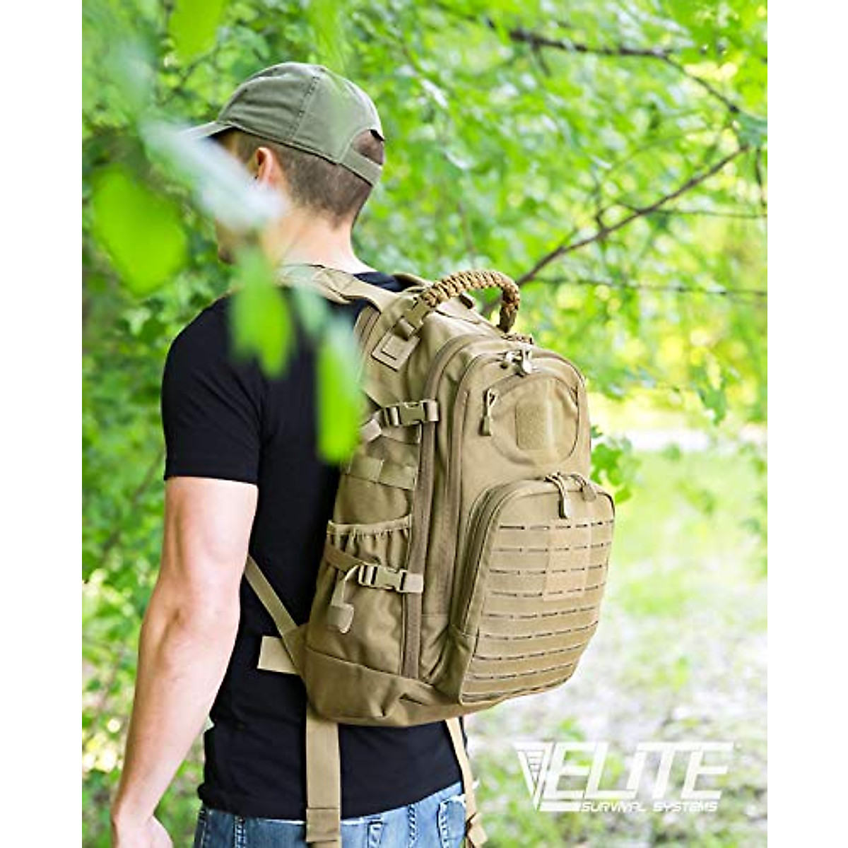 Elite Survival Systems Smokescreen Concealment Backpack 7720-T Smokescreen Concealment Backpack Coyote Tan