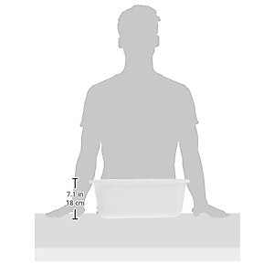 Rubbermaid Pan, 11.4-Quart, White