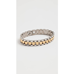 Luv Aj Women's Two-Toned Timepiece Bracelet, Gold/Silver, One Size