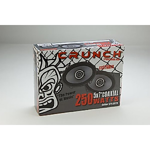Crunch CS5768CX CS Series Speakers (5" x 7"/6" x 8", Coaxial, 250 Watts max)