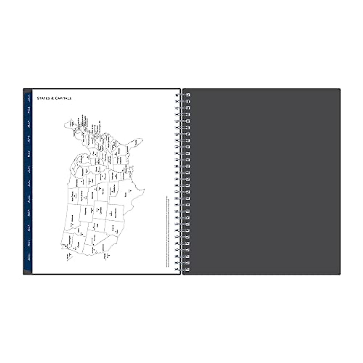 Blue Sky 2023 Monthly Planner, January - December, 8" x 10", Flexible Cover, Wirebound, Passages (142074)