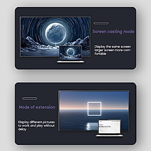 Necvior Adjustable Male to Female Adapter 180-Degree U-Turn Connector for Laptop Enhanced Viewing Experience 180 Degree HDMI-comptible Adapter Connector Converter 8k 60hz Male to Female