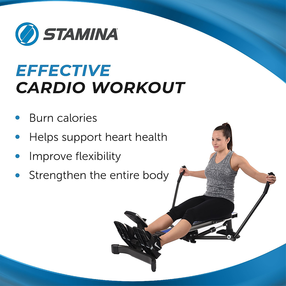 Stamina BodyTrac Glider Exercise Rowing Machine