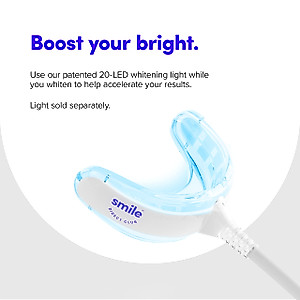 SmileDirectClub Teeth Whitening Kit - 8 1.4ml Gel Pens - Professional Strength Hydrogen Peroxide - Pain Free and Enamel Safe - Up to 9 Shades Whiter in 1 Week