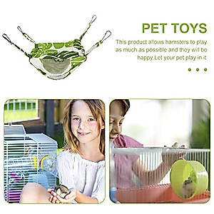 Chinchilla Accessory Ferret Hammock Hanging Guinea Pet for Pig Squirrel Sleeping Rat Swing Parrot Hamster Cage Suspending Animal Breathable Small Warm Comfortable Bed