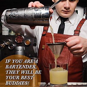 6 Pieces Jigger for Bartending Double Cocktail Japanese Jigger 2 oz 1 oz Stainless Steel Shot Glass Measuring Cup for Home Bar Drink Kitchen Bartender Tools