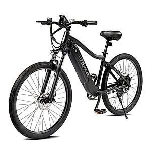 PEXMOR Electric Bike for Adults, 750W BAFANG Motor Ebike 32MPH Adult Electric Bicycle 48V 14AH LG Battery, 27.5" Electric Mountain Bike 7 Speed Gears Lockable Fork City Commuter E-Bike,UL Certified