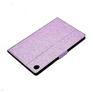 Compatible with/Replacement for Tablet PC Samsung Galaxy Tab A8 10.5 inch 2021 SM-X200/X205/X207 PU Leather Flip Cover Stand Wallet Case XXSF (Purple)