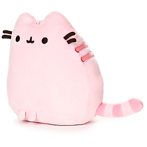 GUND Pusheen The Cat Squisheen Plush, Stuffed Animal Cat for Ages 8 and Up, Pink, 6"