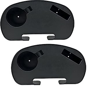 Zero Gravity Chair Cup Holder Set of 2, Durable Zero Gravity Chair Tray, Zero Gravity Lounge Beach Recliner Chair with Mobile Phone Slot, Cup Holder Slot, Zero Gravity Clip On Tray/ Table