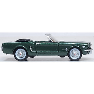 1965 Convertible Ivy Green Metallic 1/87 (HO) Scale Diecast Model Car by Oxford Diecast 87MU65006