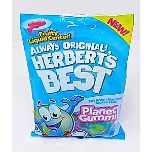 Herbert's Best Strawberry Planet Gummi Candy, 4 Pieces, 37g