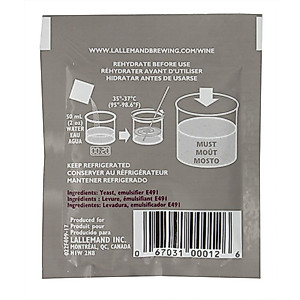 Lalvin - UX-Y1XE-IDOI Wine Yeast 71B Yeast, 10 Packs, Multicolor