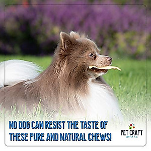 Pet Craft Supply Pure Natural Grass Fed Water Buffalo Ear Value Pack of 16 Ears Free Range Durable Tough Dog Chew and Treat for Aggressive Chewers and Puppies