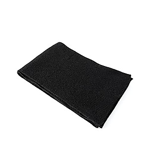 Lallier Cashmere Wool Scarf, Ultra Soft Classic Ribbed Solid Color Winter Scarf for Men and Women with Gift Box, Black