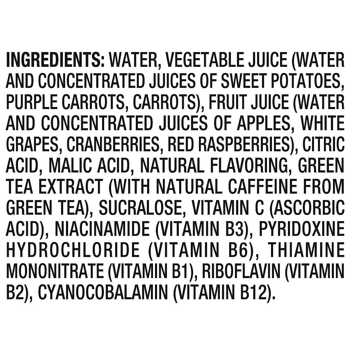 V8 +Energy, Healthy Energy Drink, Natural Energy from Tea, Diet Cranberry Raspberry, 8 Fl Oz (Pack of 6)