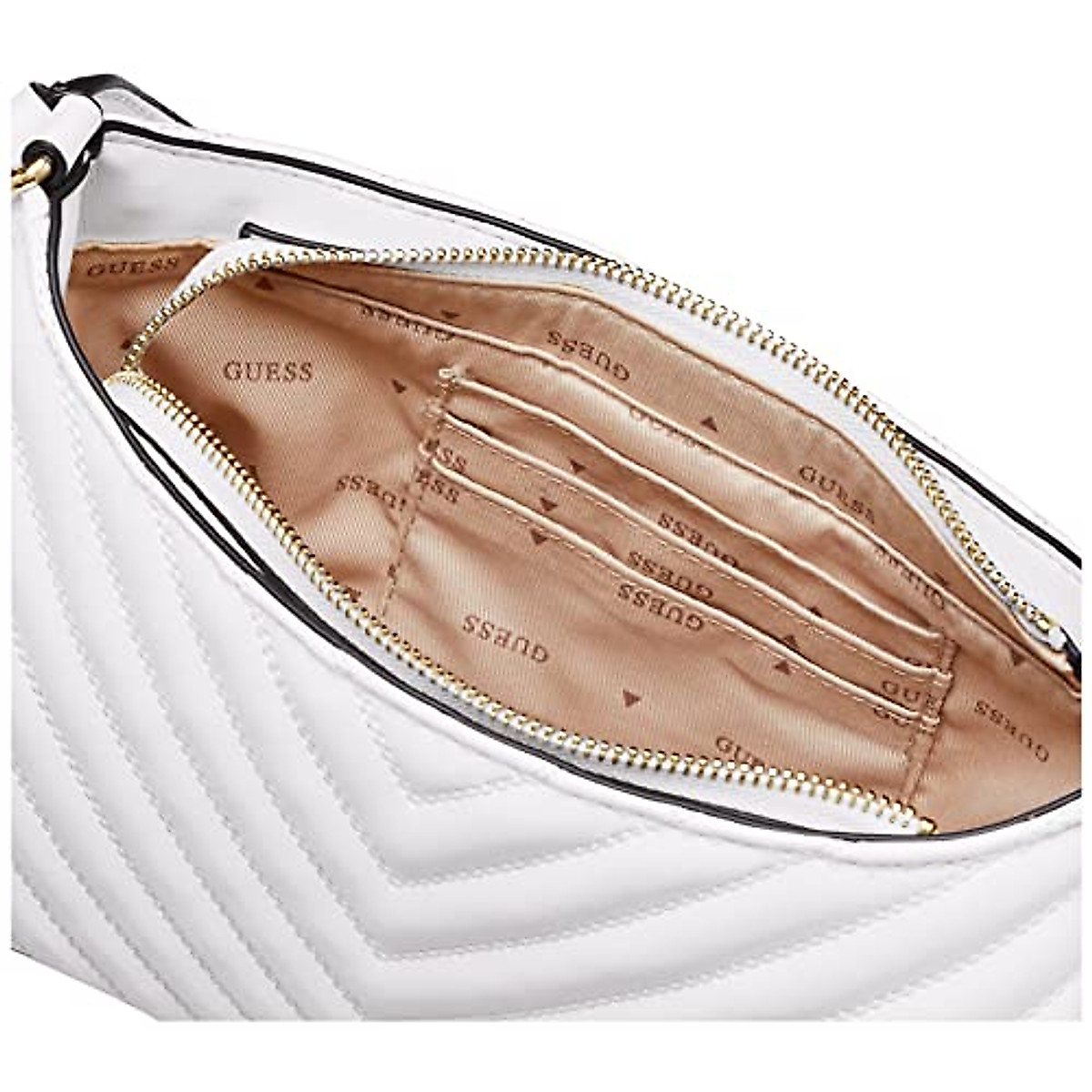 GUESS(ゲス Women Casual Bag, WHI, One Size