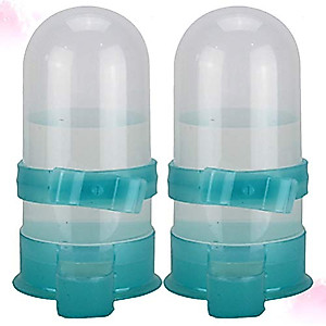Baluue Plastic Bird Drinker - 2pcs Pigeon Feeder Automatic Birds Feeder Food Dispenser Feeders for Cage, Parrot Feeder for Parakeet Canary Cockatiel Finch